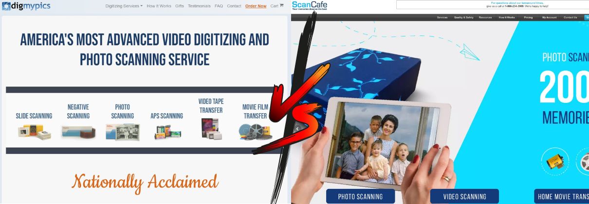 DigMyPics vs ScanCafe In-Depth Comparison Guide for 2025
